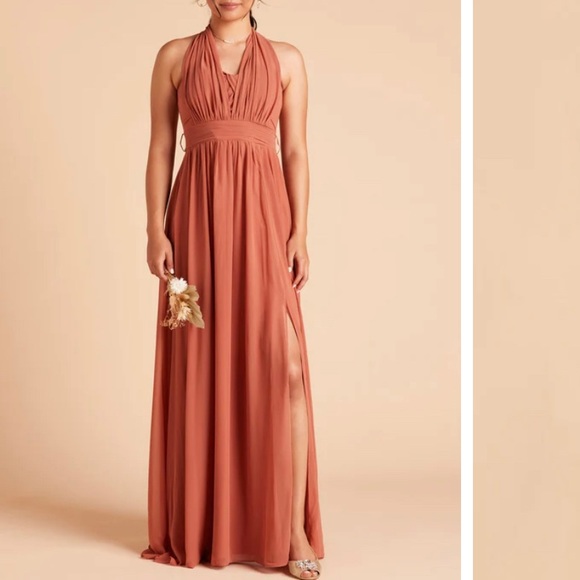 Birdy Grey | Dresses | Birdy Grey Terra Cotta Convertible Chiffon Maxi ...
